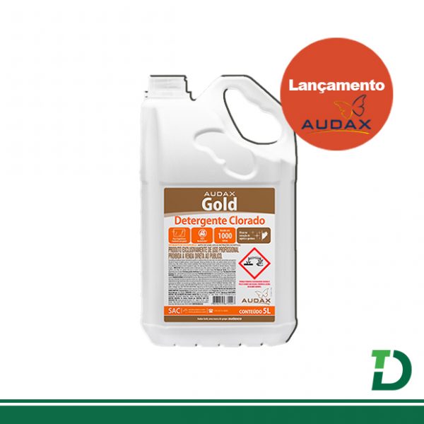 Detergente Gold Clorado Galão c/ 5 Litros – TD Produtos de limpeza e ...
