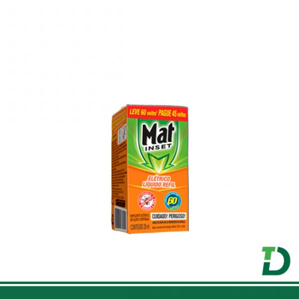 Repelente MAT INSET Refil Líquido 28ml – TDDistribuidora